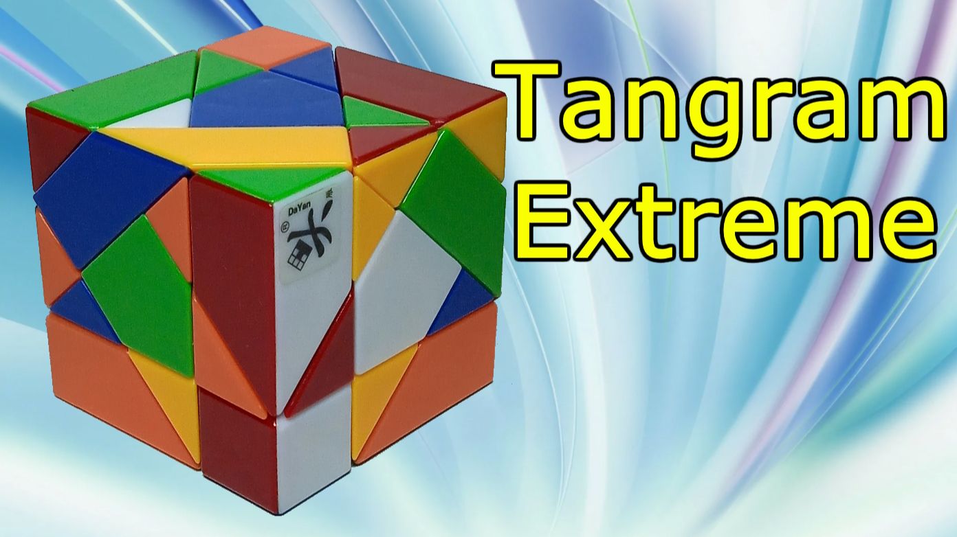 Tangram Extreme Dayan cube, сборка Танграм Экстрим