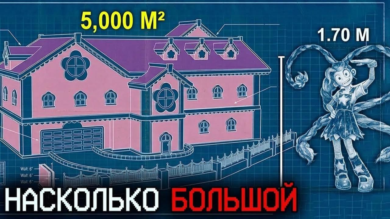 Каких размеров был бы 5 Глава (Poppy Playtime) в реальной жизни?