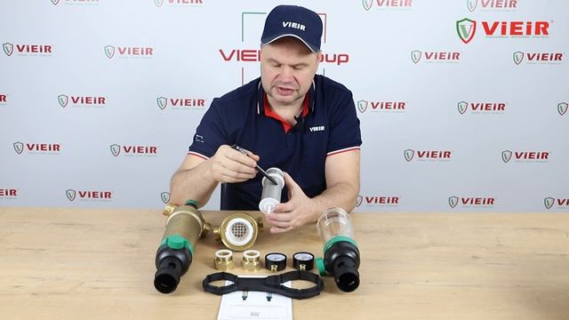 Фильтры с обратной промывкой, регулятором давления и манометрами