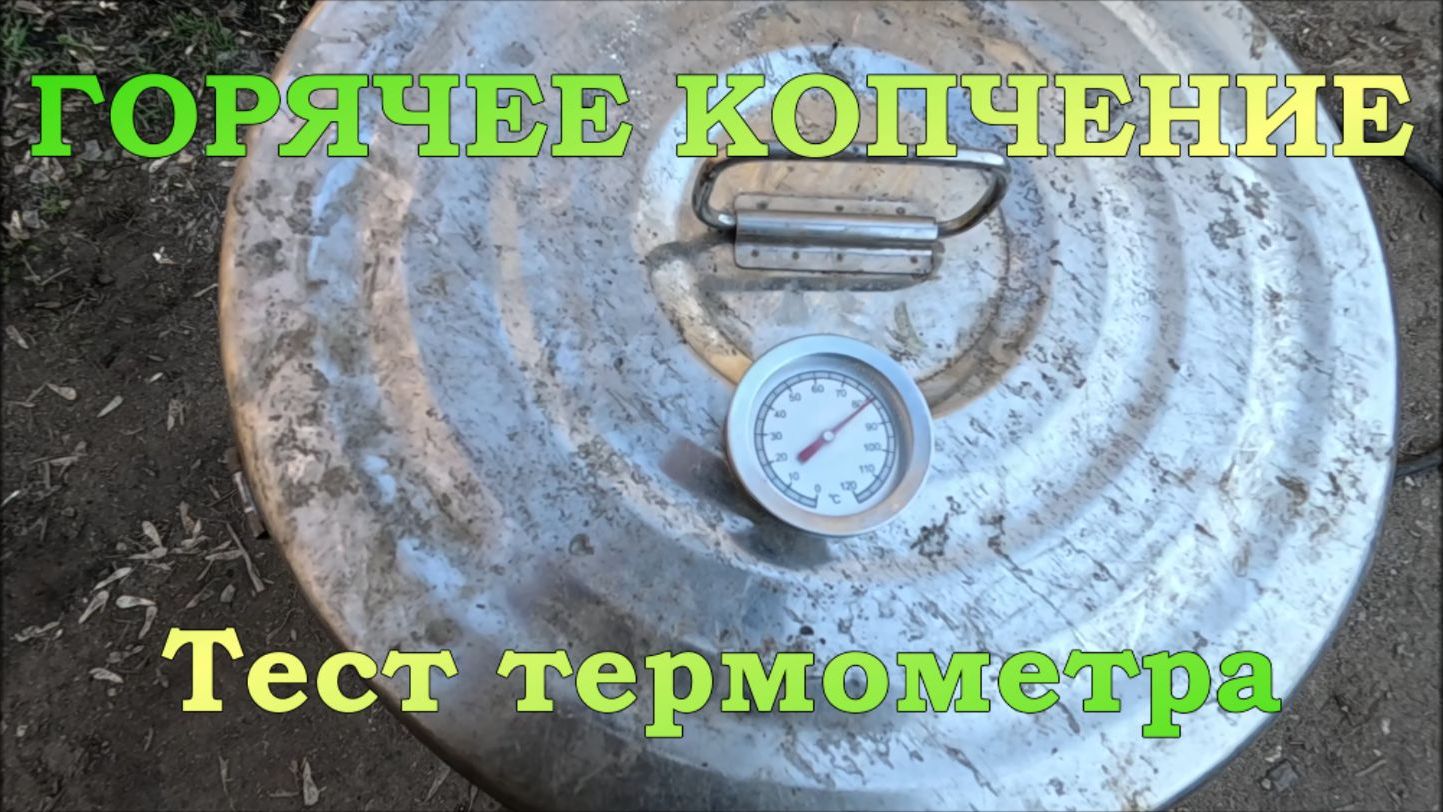 ГОРЯЧЕЕ КОПЧЕНИЕ. Тест термометра.