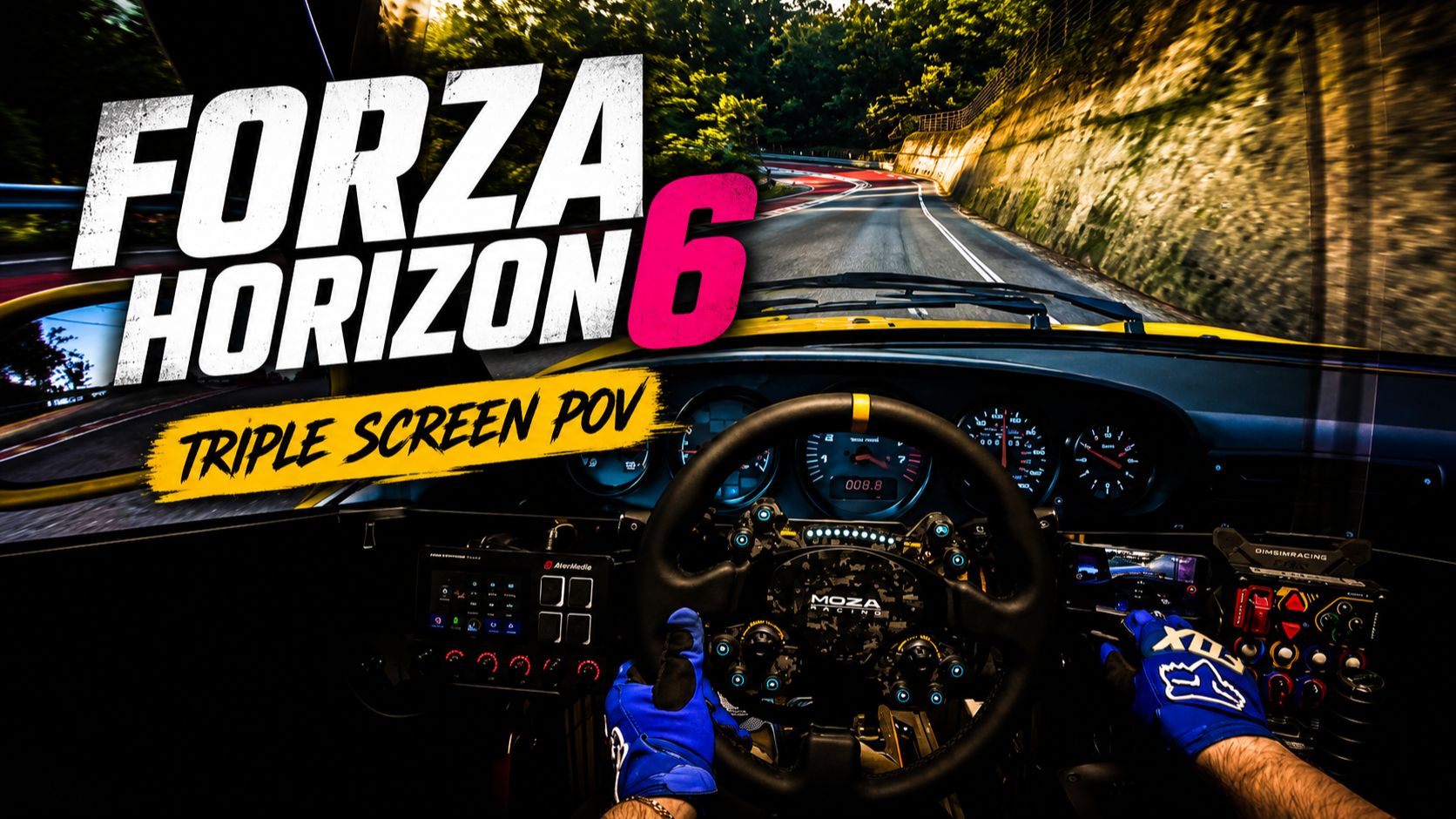 Первый запуск Forza Horizon 6 | Triple Screen POV