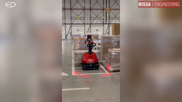 EP XP15 в работе - полуавтоматический кросс-докинг в Sanders Logistics