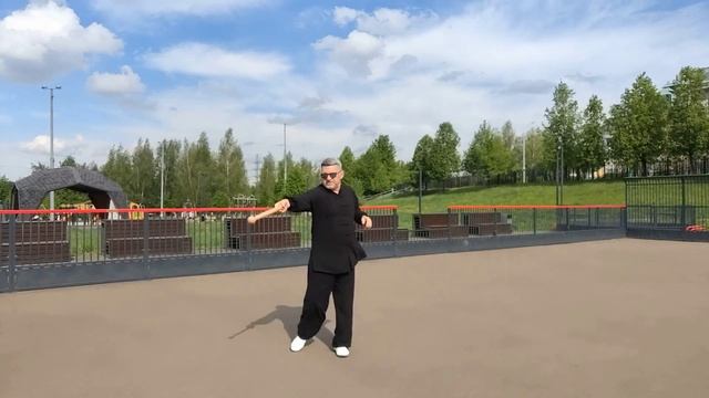 Тренировка с палочкой для Тайцзи (13)