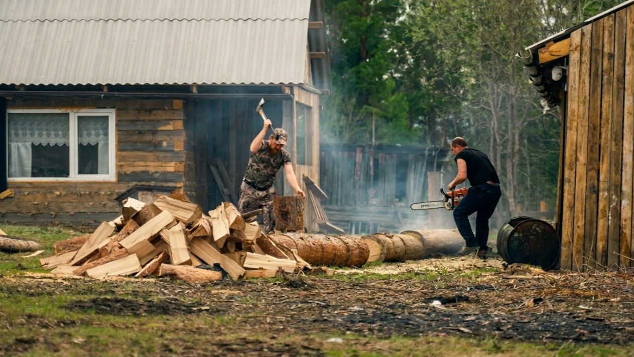 УЕХАЛИ С БРАТОМ В ТАЙГУ НА ДЕДОВСКИЙ ДОМ. Перезагрузка от городской суеты.