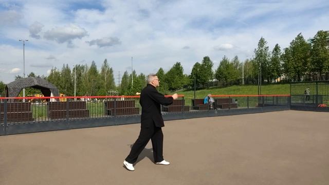 Тренировка с палочкой для Тайцзи (7)