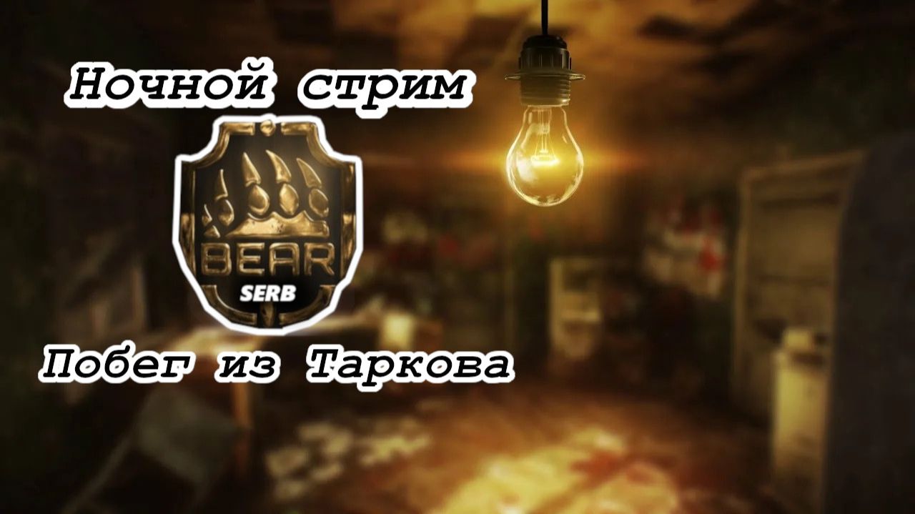 НОЧНОЙ СТРИМ  по игре"Побег из Таркова"