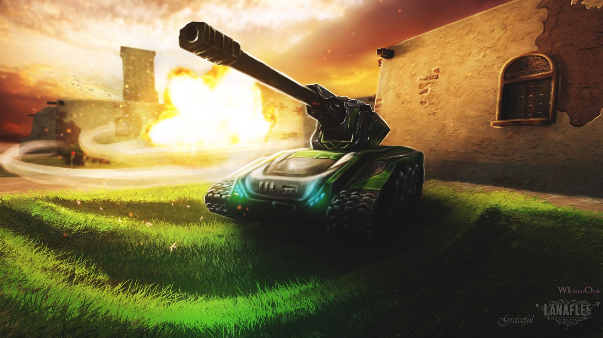 Первая игра в Tanki Online