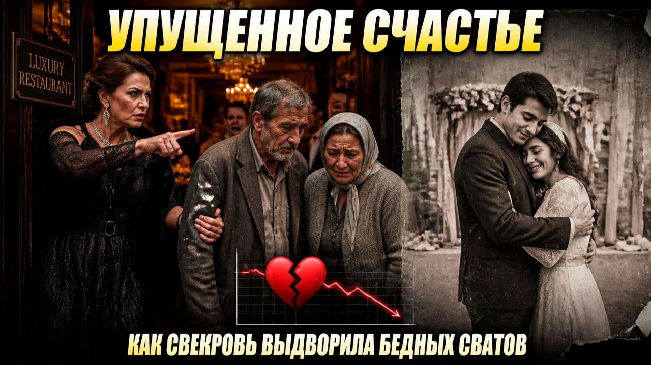 Упущенное счастье, как свекровь выдворила бедных сватов из ресторана. История из жизни.
