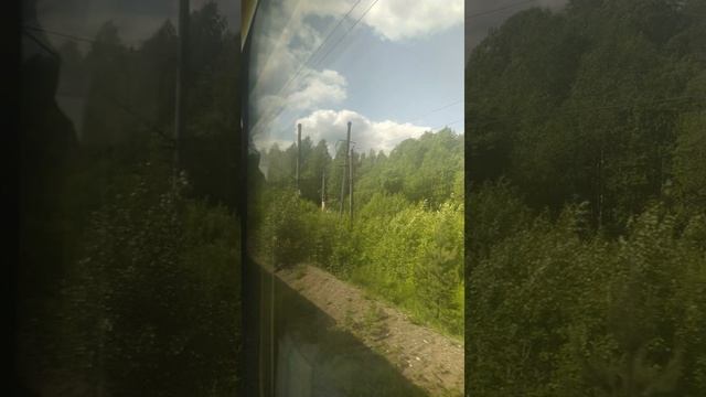 Путешествие из Москвы в Сибирь и обратно, взгляд из окна вагона Фрагмент 1