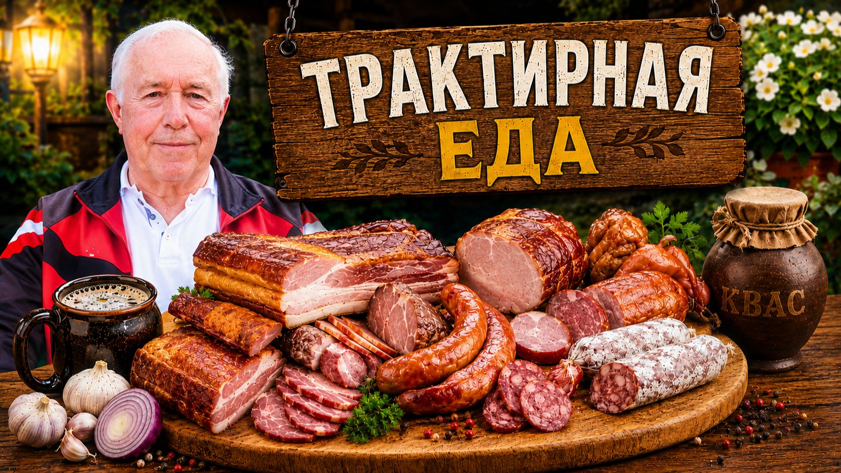 Забытый трактирный деликатес: Колбасное ассорти в квасной глазури