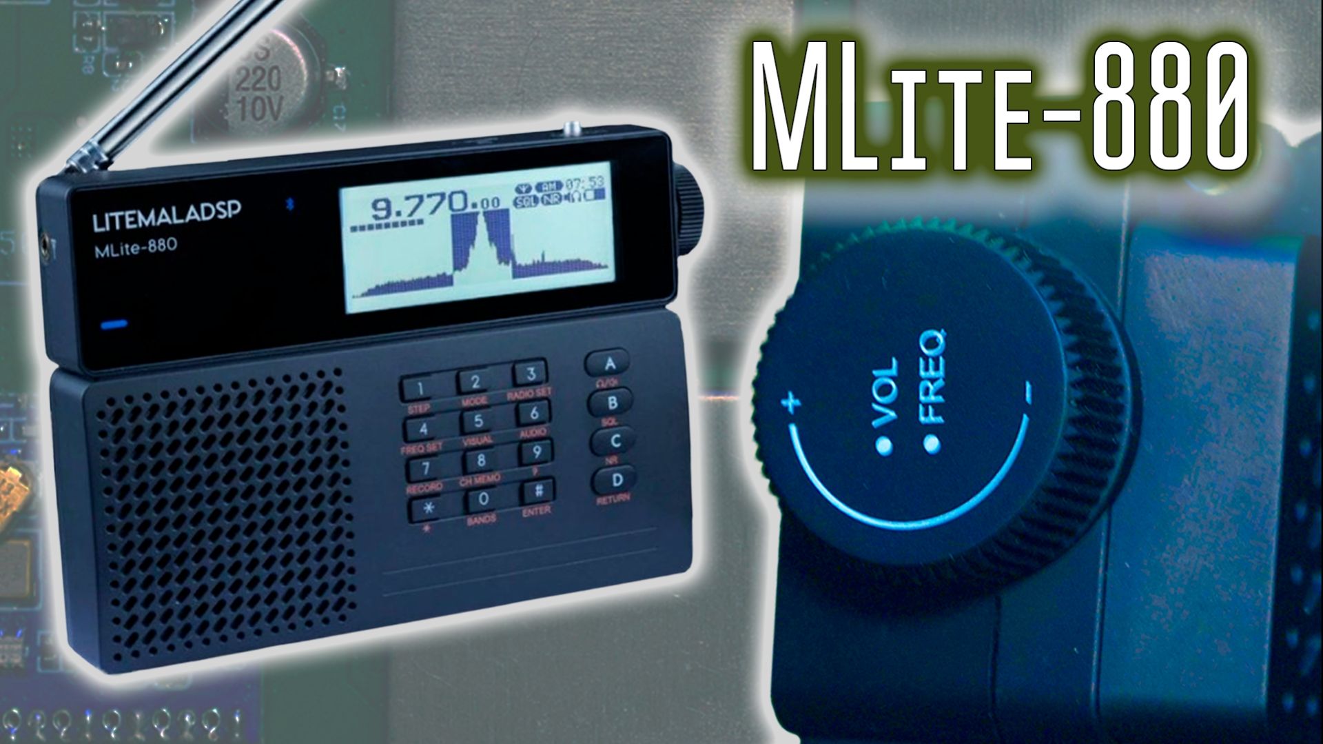 Малахит Lite 880 MLIte880 Новый SDR приёмник. Подробный обзор (LITEMALADSP)