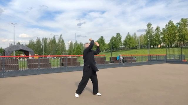 Тренировка с палочкой для Тайцзи (9)