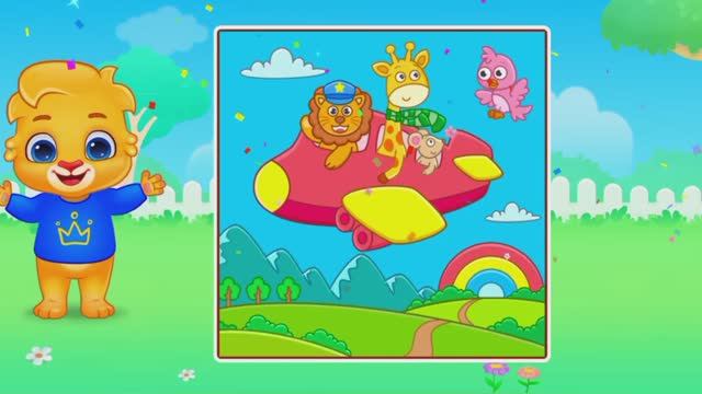 Детский развивающий мультфильм, пазлы, головоломка.
