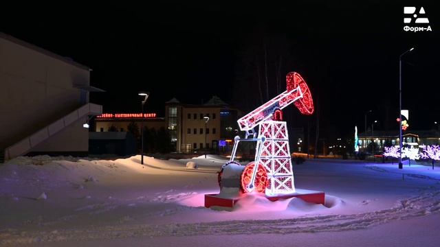 Арт-объект "Нефтяная вышка" г. Лангепас
