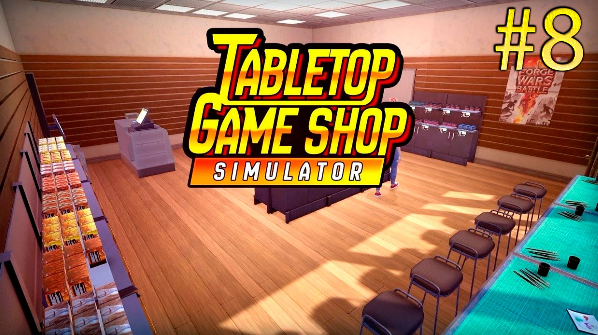 НОВЫЙ РАБОТНИК - Tabletop Game Shop Simulator #8