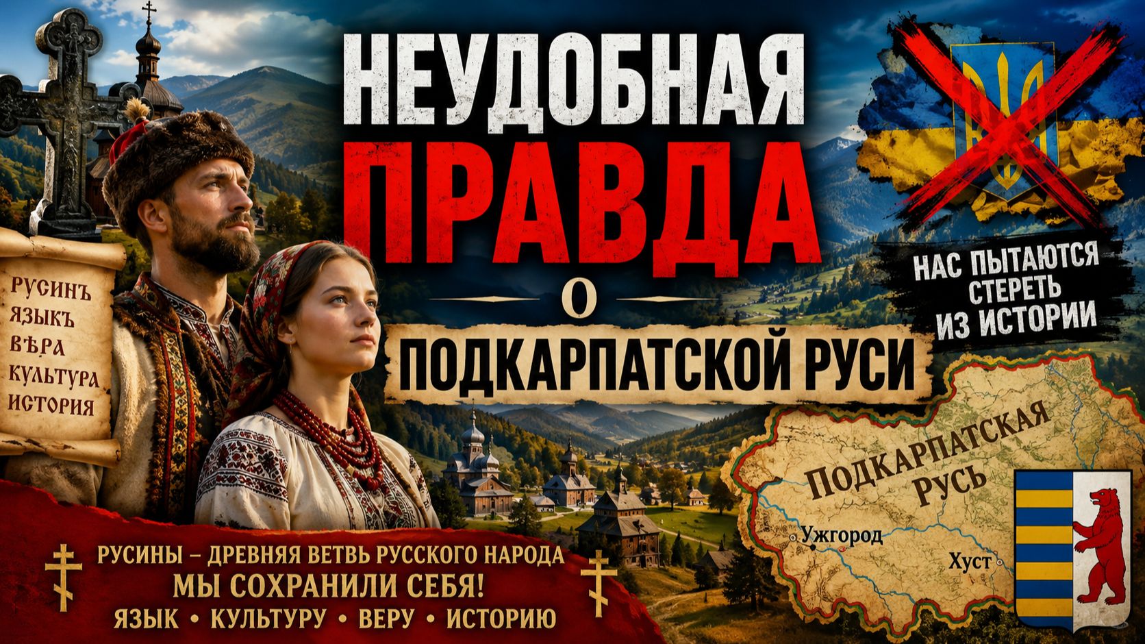 Подкарпатская Русь: кто и зачем скрывает настоящую историю русинов?