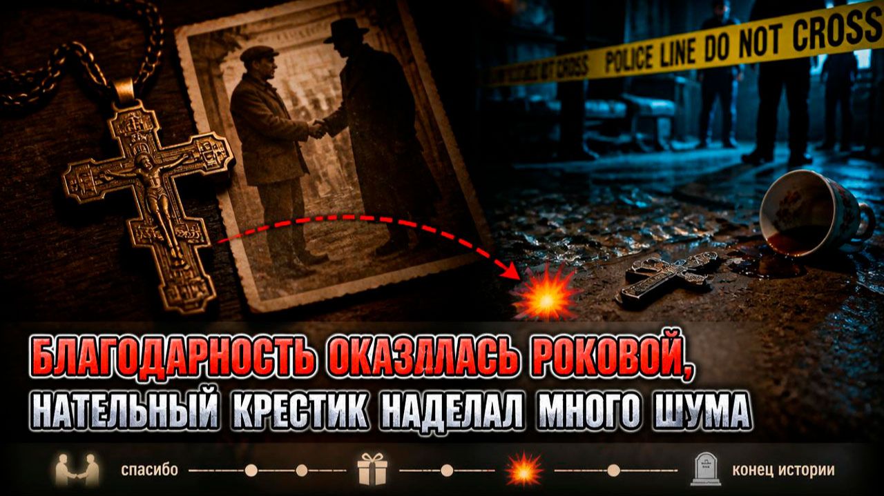 Благодарность оказалась роковой, нательный крестик наделал много шума. История из жизни.