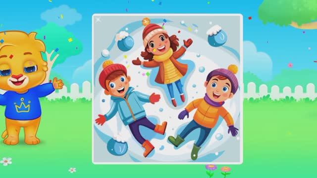 Детский развивающий мультфильм, пазлы, головоломка.