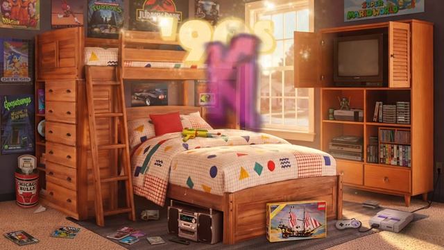 📺 '90s KID ｜ Nostalgic '90s Bedroom Vibes ｜ Retro Synthwave & Synth Rock Mix-