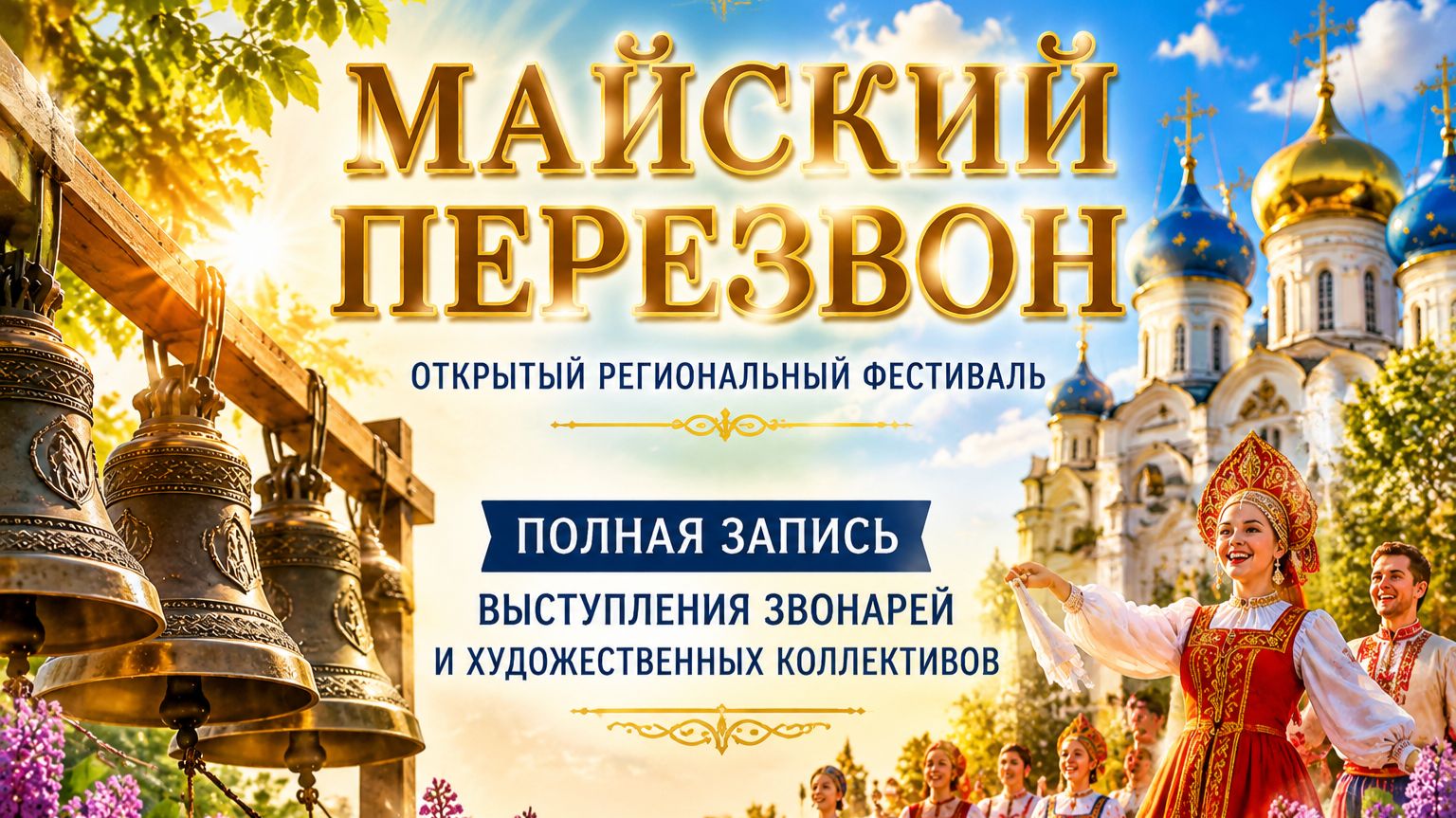 Майский Перезвон 2026 | Полная запись фестиваля звонарей и художественных коллективов