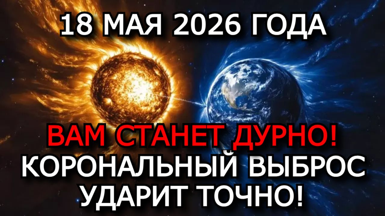 МАГНИТНЫЕ БУРИ 18 МАЯ 2026 — ШТОРМ 7–8 БАЛЛОВ, G3–G4, ВСПЫШКИ M И X, УДАР ПО МАГНИТОСФЕРЕ