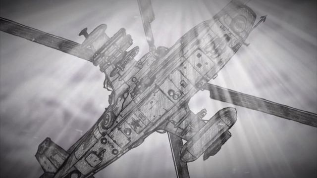 Взлет Ка-52 [Анимация]