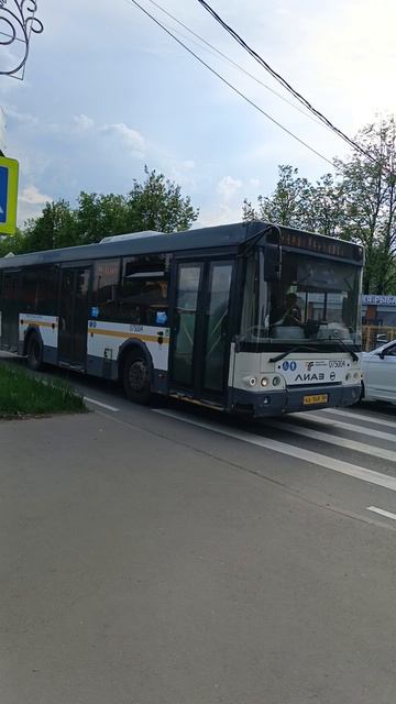 ЛИАЗ 5292 НА 22 МАРШРУТЕ В Г.ЗВЕНИГОРОДЕ.