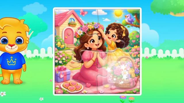 Детский развивающий мультфильм, пазлы, головоломка.