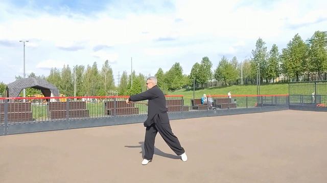 Тренировка с палочкой для Тайцзи (3)