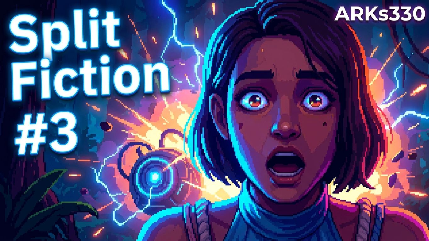 Как мы выжили на киберарене играя в горячую картошку с бомбой в Split Fiction #3