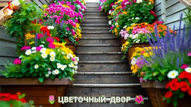 Цветы на участке и во дворе как красиво посадить фото идеи для вдохновения (281)