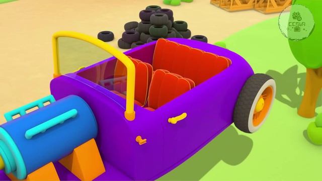 Грузовичок Лева и Лея собирают МАШИНЫ из запчастей! 🚜🔧 Мультики для детей и игры для малышей