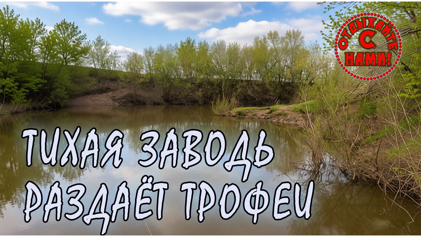 ТИХАЯ ЗАВОДЬ НА МАЛОЙ РЕКЕ: КИЛОГРАММОВЫЕ ТРОФЕИ НА ПОПЛАВОК