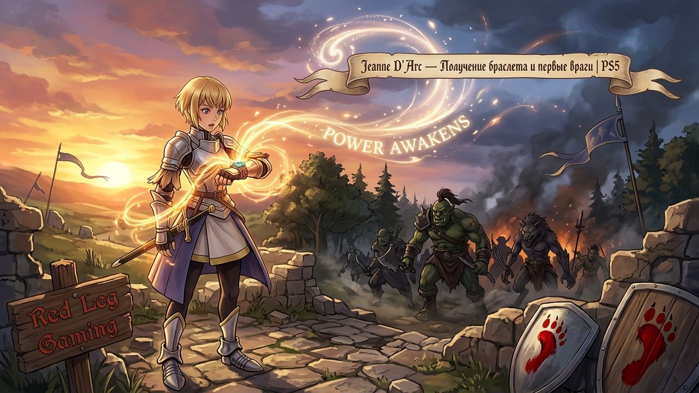 Jeanne D'Arc — Магический браслет и первая битва | PS5