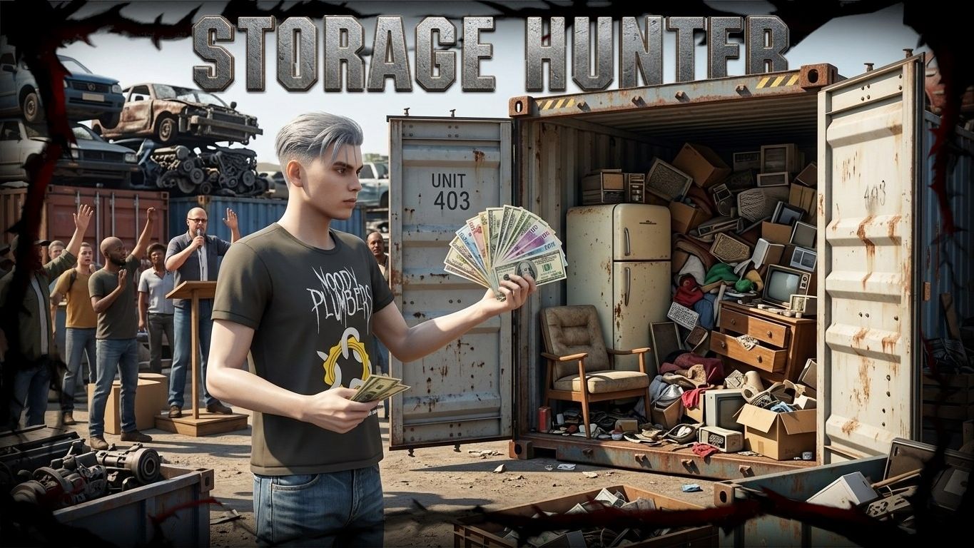 ДВЕ ЛЕГЕНДАРКИ С ОДНОГО КОНТЕЙНЕРА НЕПЛОХО!!!!/STORAGE HUNTER SIMULATOR #17