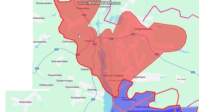 Обновленная карта по Купянску и Боровой на 16 мая 2026 года