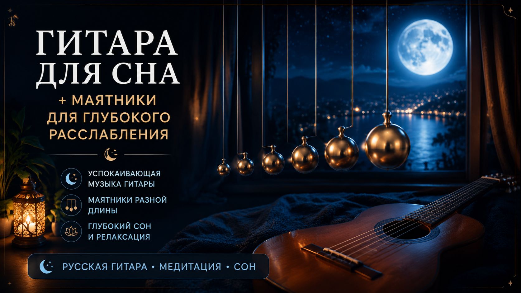 Гитара для сна 🌙 Маятники и визуальная медитация