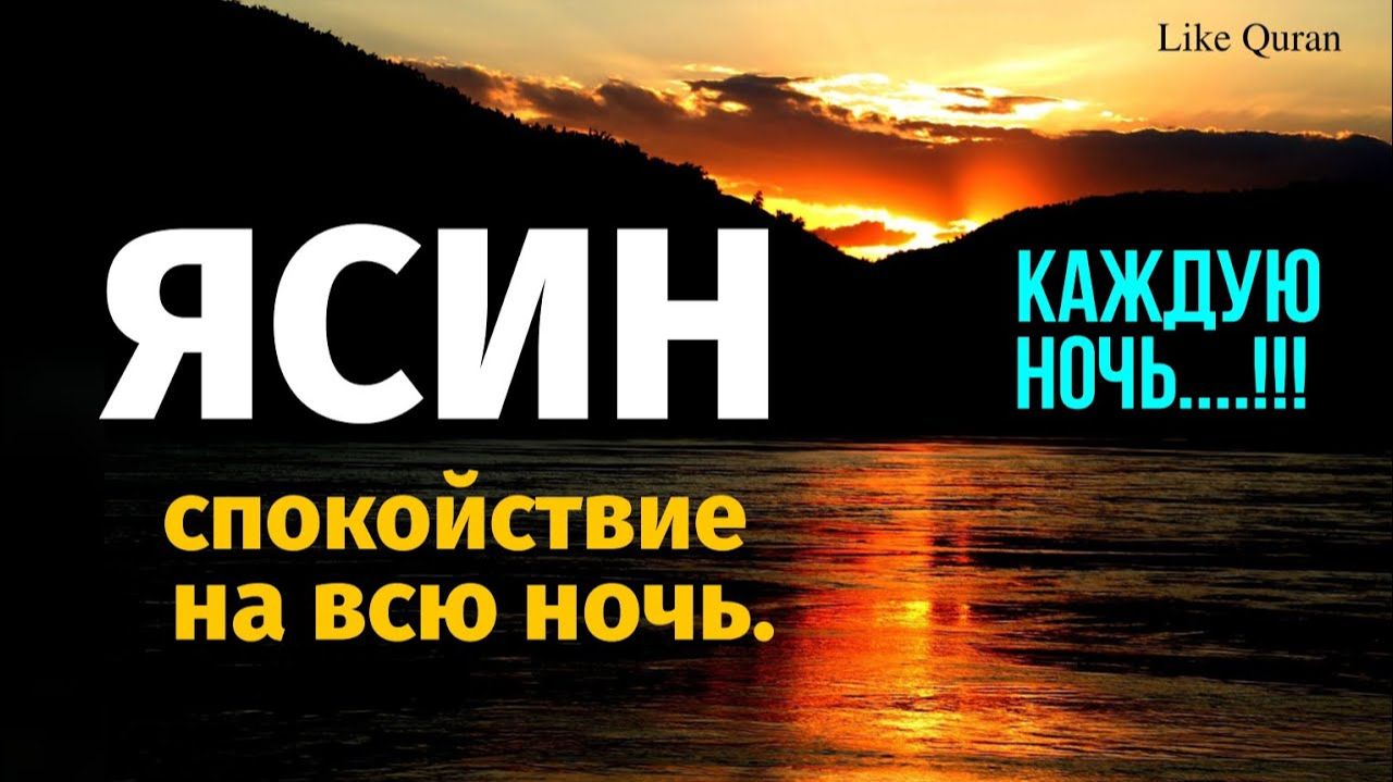 Сура Ясин / Коран / Слушать каждый день