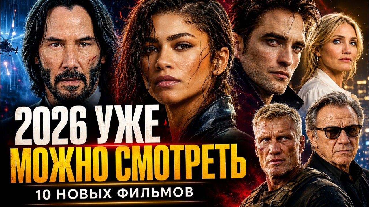 10 НОВЫХ ФИЛЬМОВ 2026 ГОДА, КОТОРЫЕ УЖЕ ВЫШЛИ (КиноРакурс)