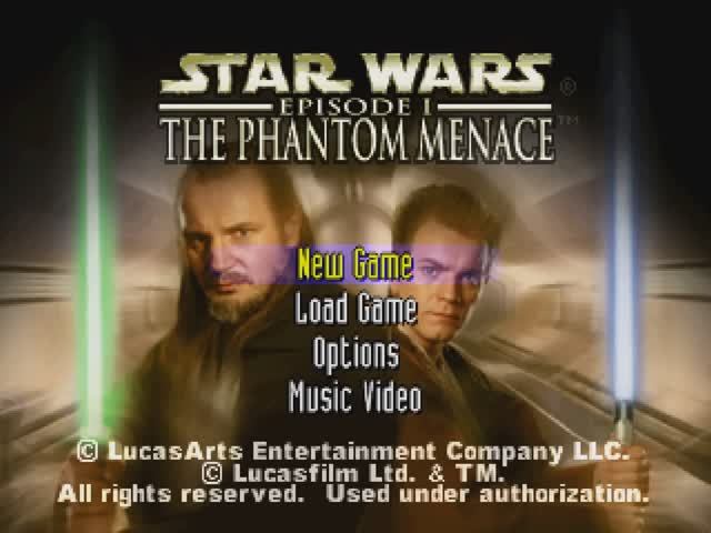Star Wars Episode I - The Phantom Menace PS1 прохождение без комментариев