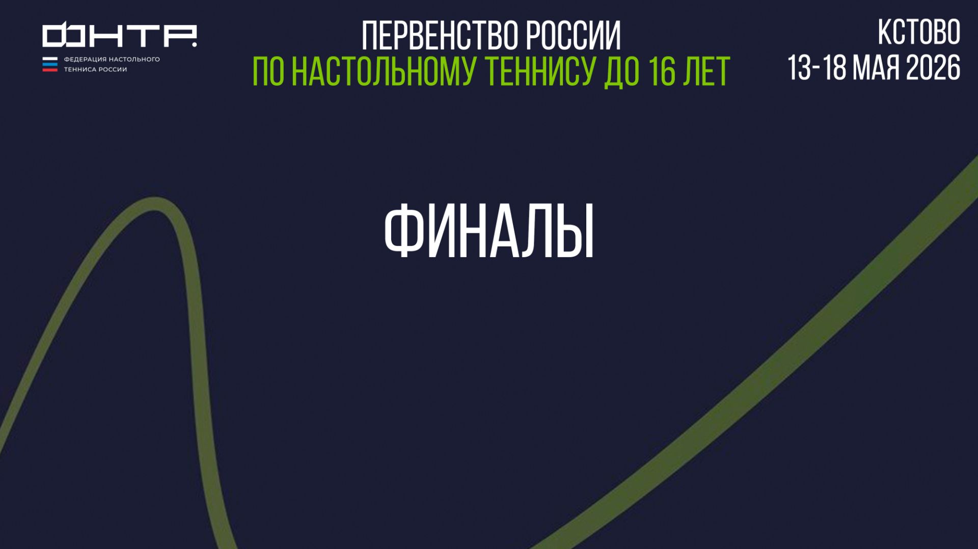 Первенство России до 16 лет 2026. Финалы