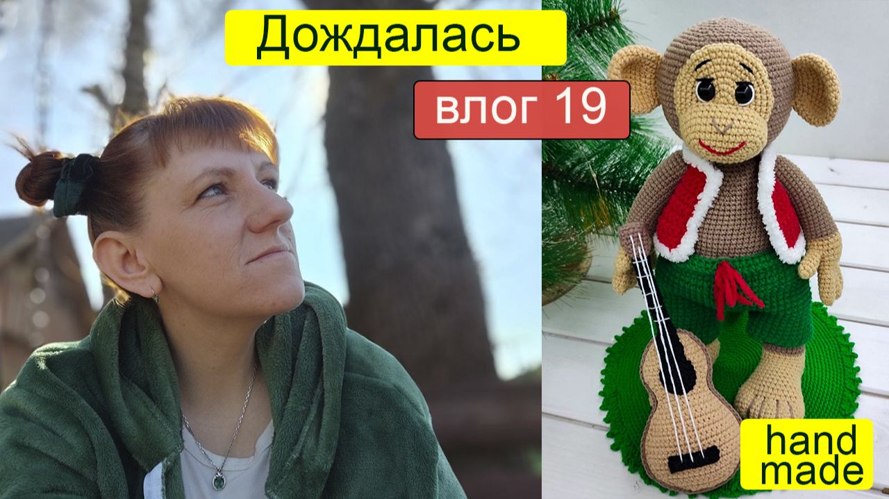 Дождалась |Короткий Вязовлог о самом главном| Вязание Крючком для новичков| Игрушки Крючком