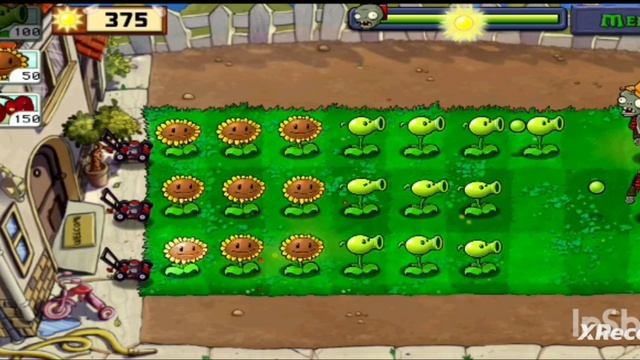 Я играю в Plants vs Zombies ПРОХОЖДЕНИЕ#1