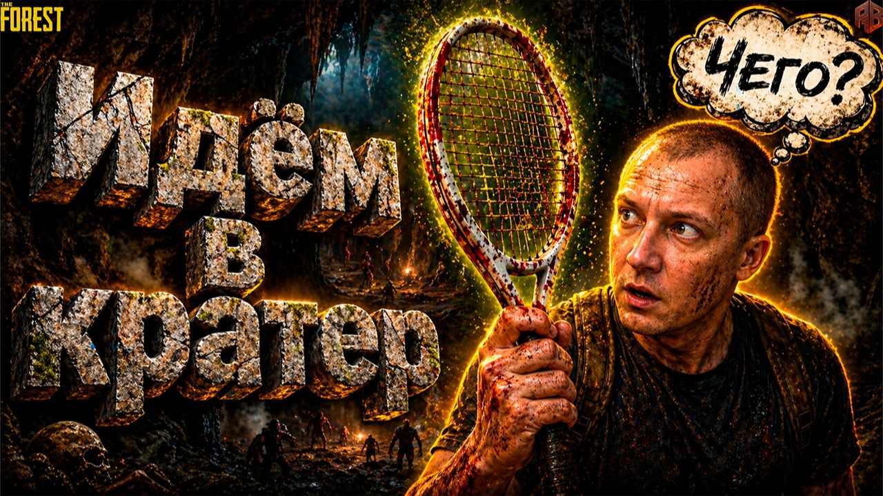 Идем в кратер ↠ The forest #11