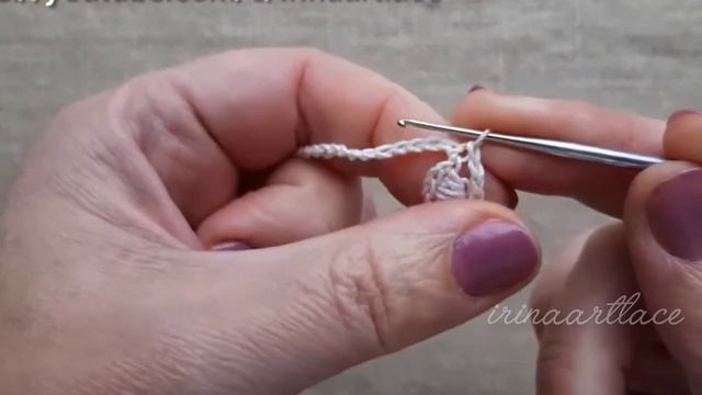 Витые столбики Вязание крючком для начинающих