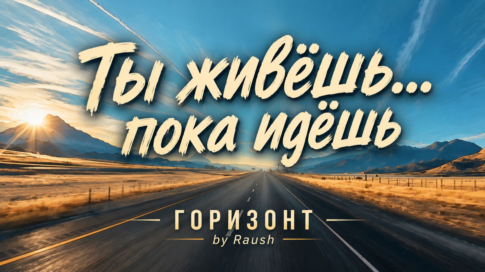 А что, если цель не нужно достигать? | Горизонт - by Raush | Lyric Video