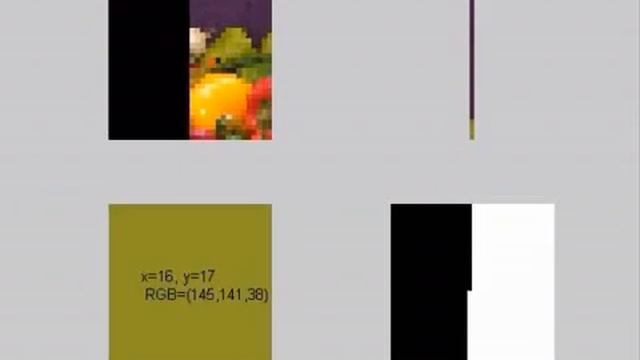 Процесс считыванис с CCD матрицы наглядно