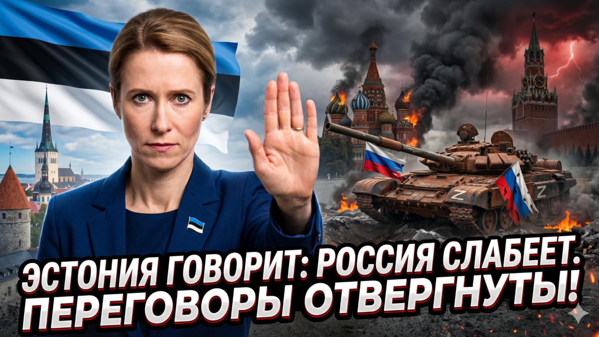 🔴 Себастиан Сас | Эстония: Россия слабеет на глазах — Киеву дали «зелёный свет» на отказ от мира!