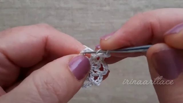 Угловые столбики в квадратных мотивах Вязание крючком для начинающих