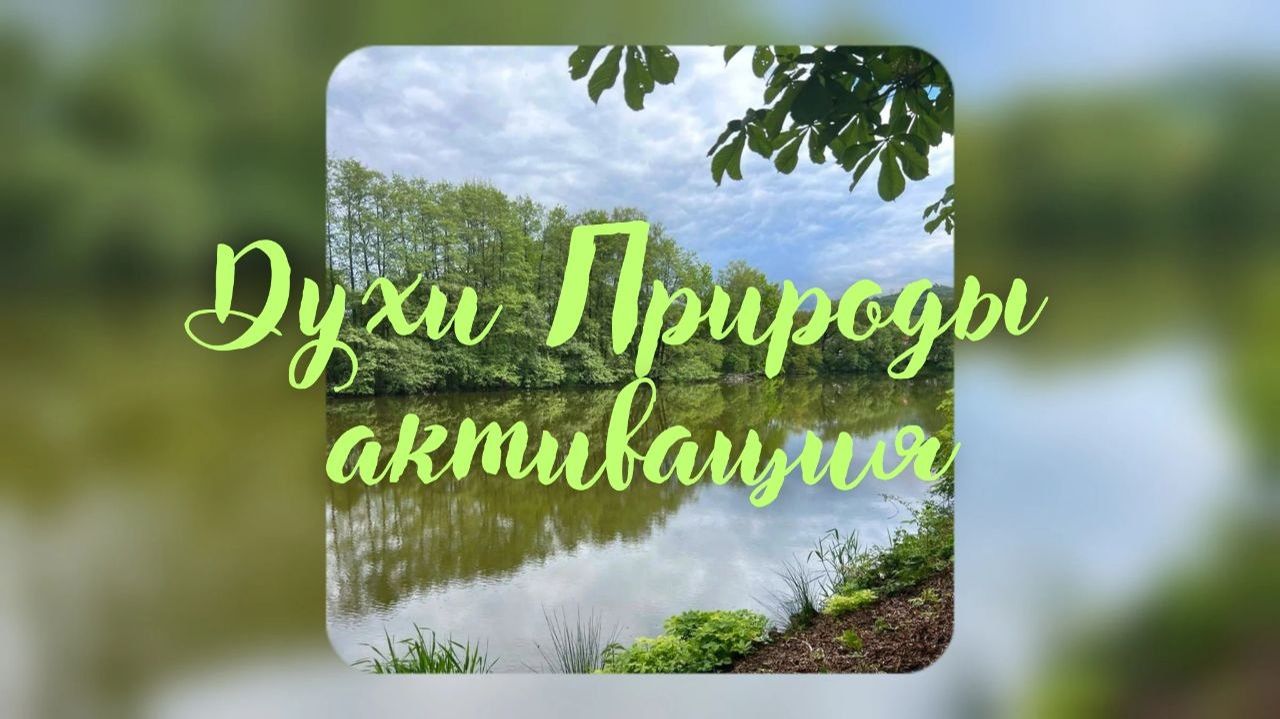 ДУХИ ПРИРОДЫ. Активация. #вселеннаяя #энергоработа #духиприроды